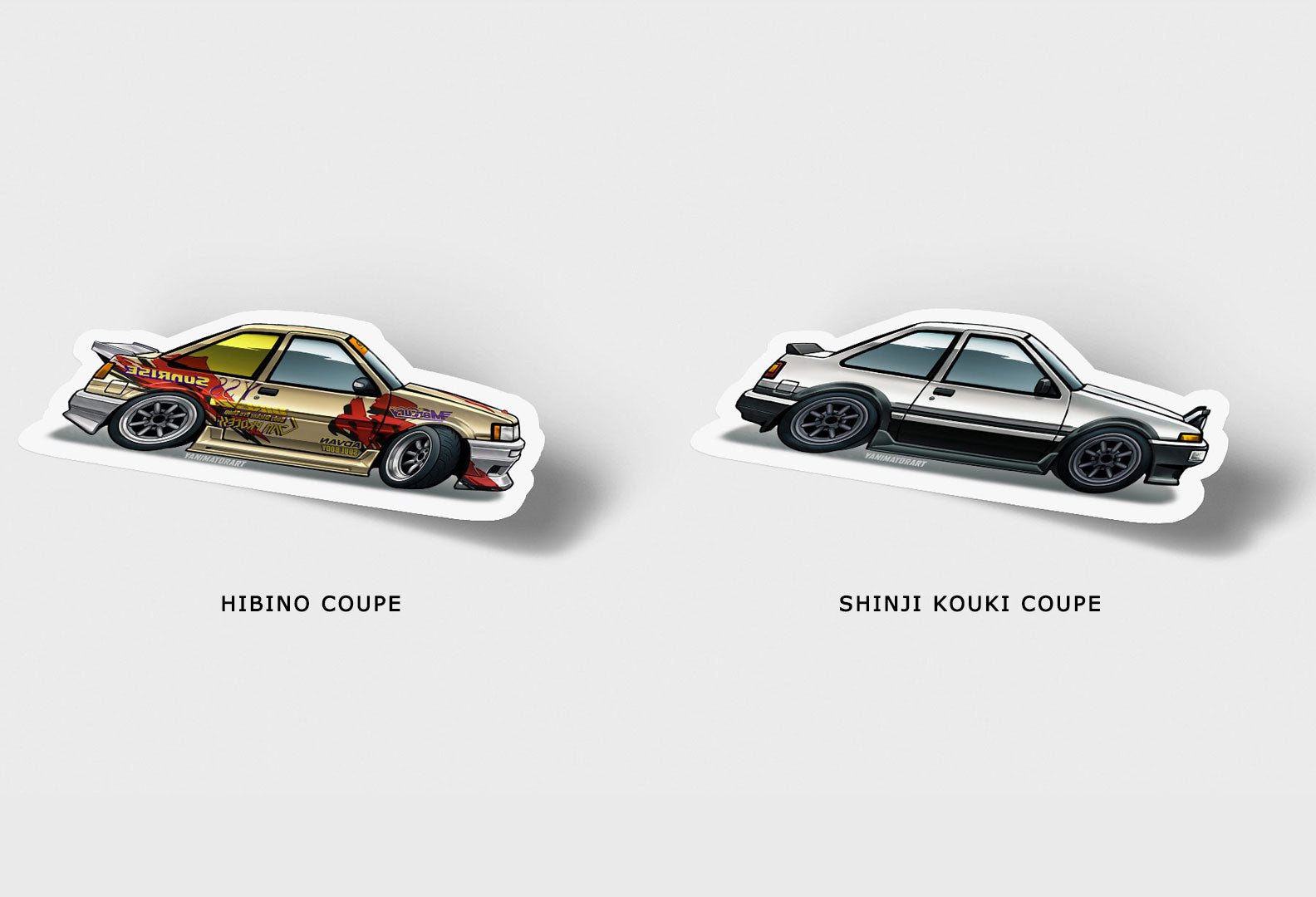 AE86 Past & Present Collection Vinyl Stickers FULL SET [16 PCS ...