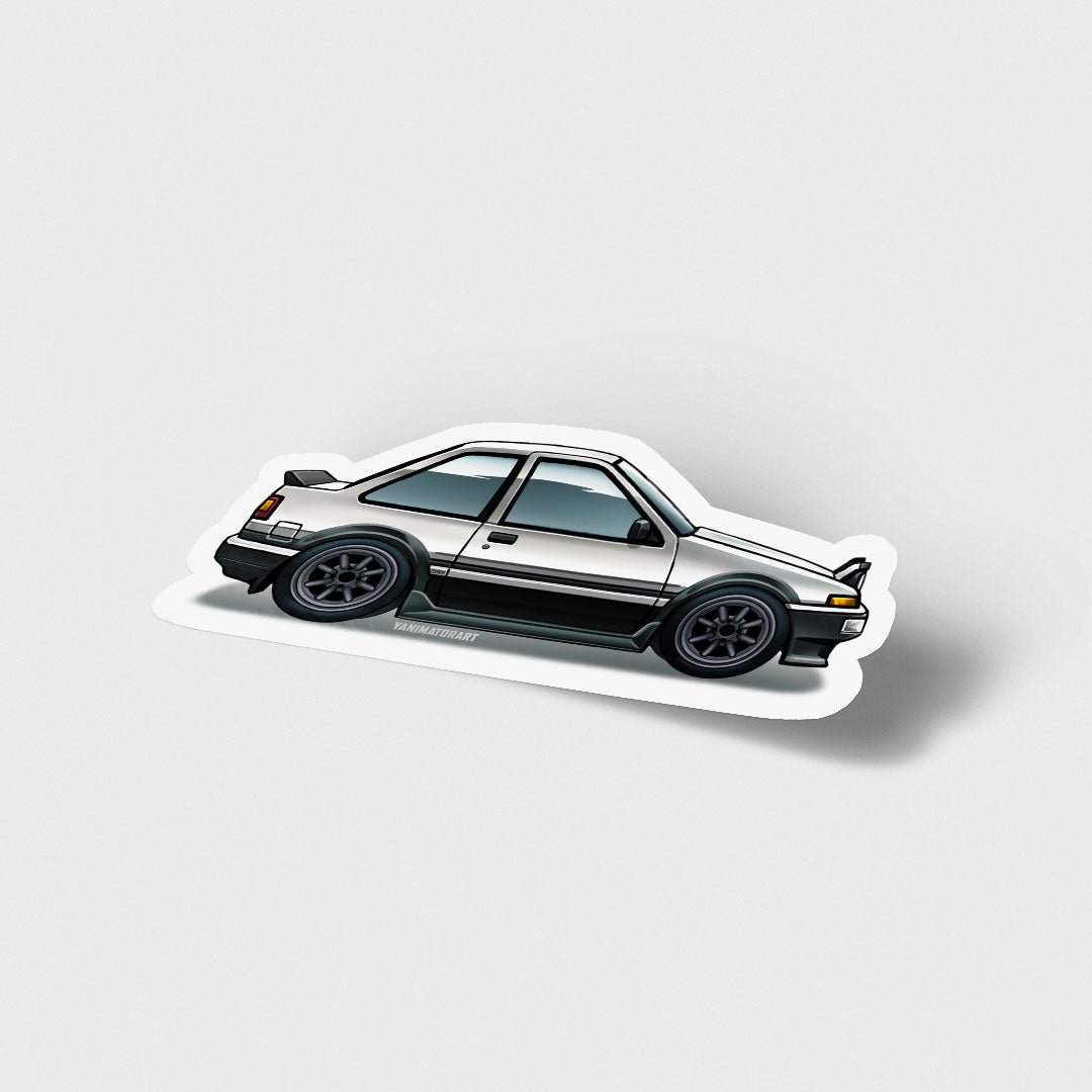 AE86 Collection Initial D Shinji Inui Coupe Vinyl Sticker – YanimatorART